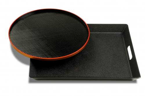 Black Trays - Hall's Rental