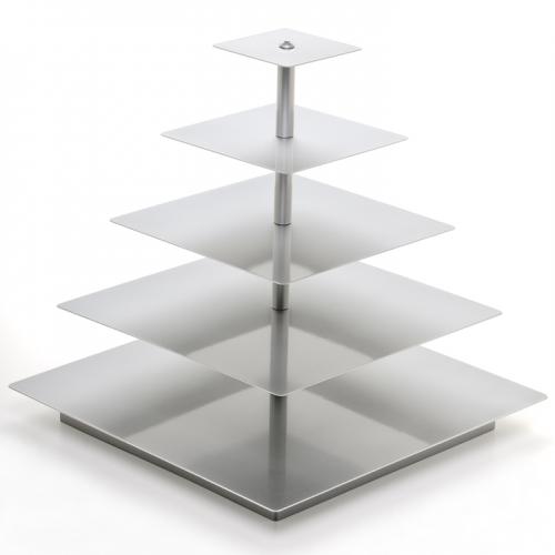 Cupcake Stand, Metallic - Hall's Rental