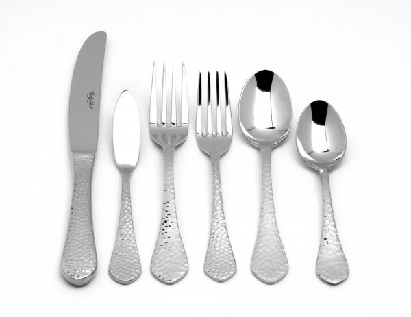 Hammered Flatware - Hall's Rental