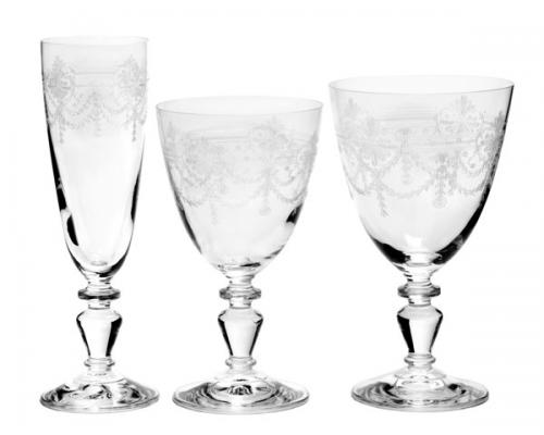 Vintage Etched Glassware - Hall's Rental