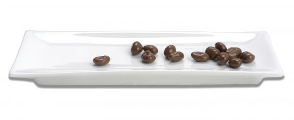White Rectangular 10" x 4" Plate - Hall's Rental