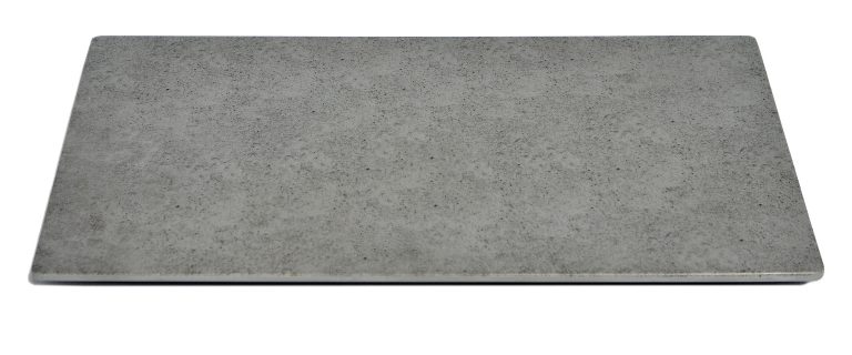 Concrete Gray Melamine Platter - Hall's Rental