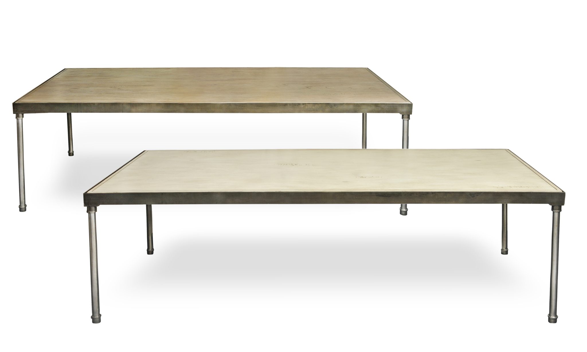 Wood Serpentine Table - Hall's Rental