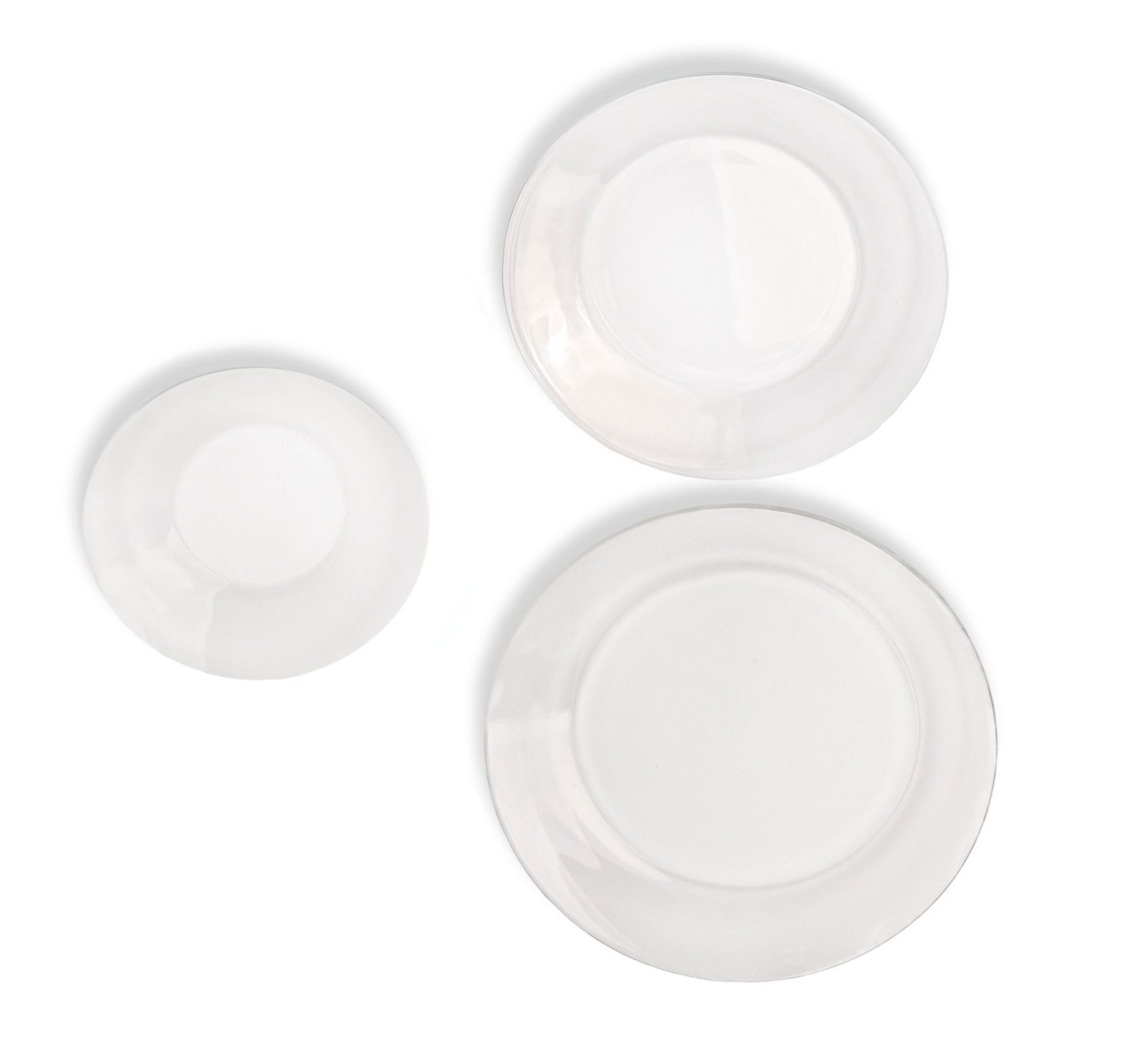 White Bavarian Plates - Hall's Rental